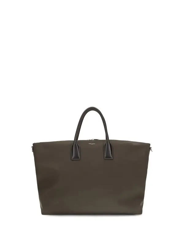 Saint Laurent Oversized Bowling Travel Bag - Brown