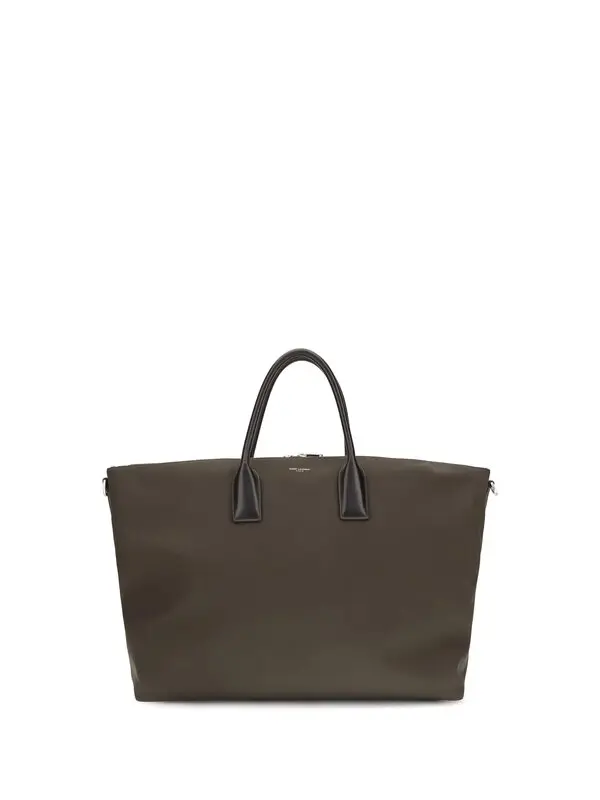 Saint Laurent Oversized Bowling Travel Bag - Brown