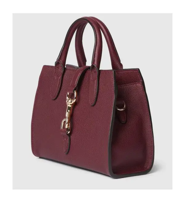 Gucci Small Tote Bag With Hook Closure