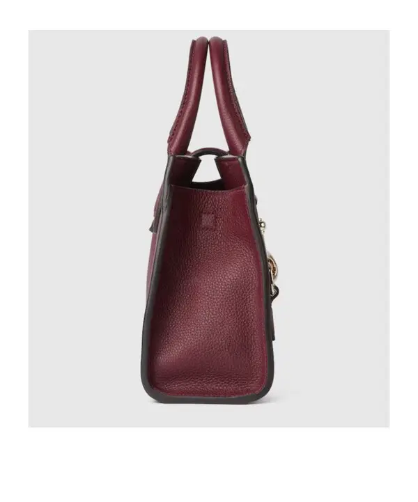 Gucci Small Tote Bag With Hook Closure