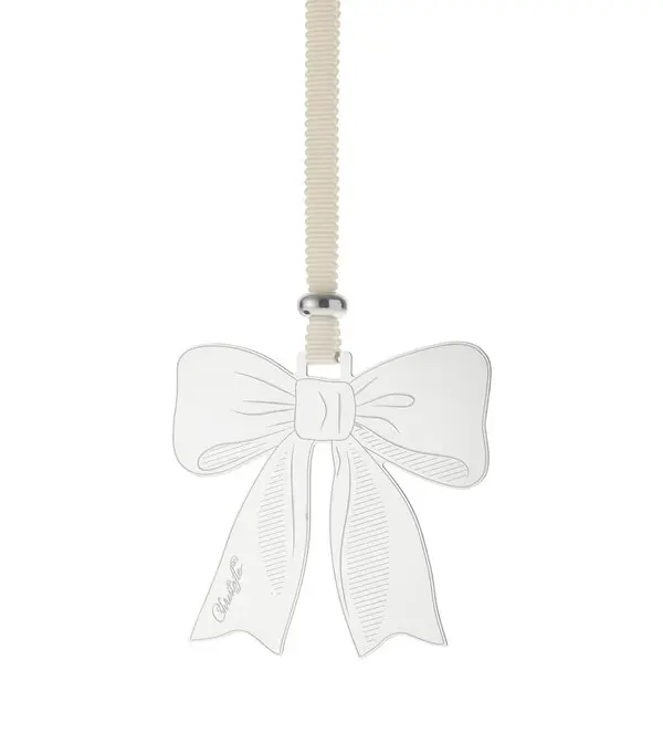 Christofle Plated Sous Le Sapin Bow Tree Decoration