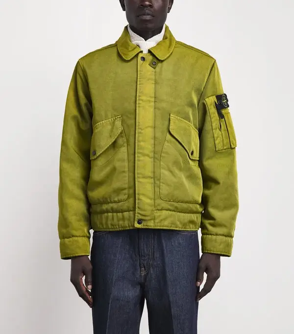 Stone Island Organic Cotton Bomber Jacket