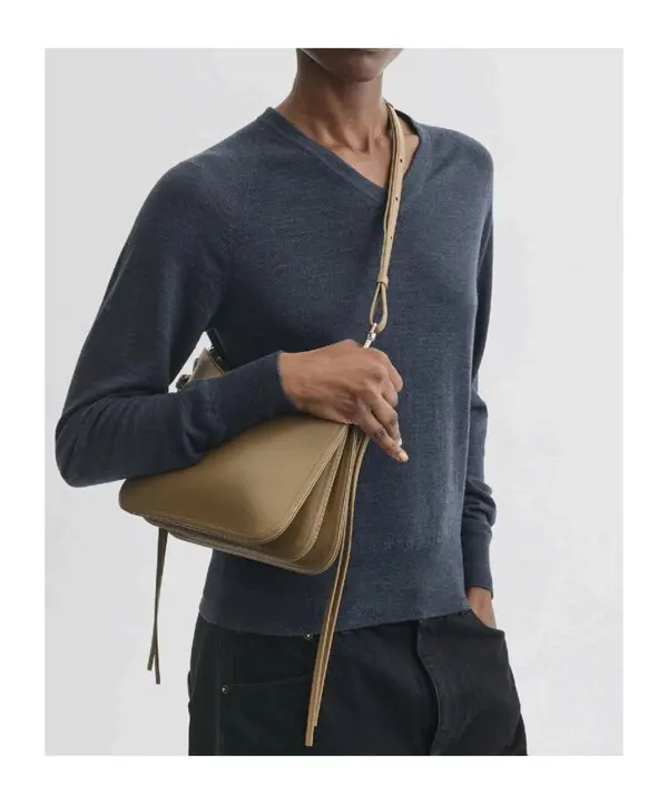 Phoebe Philo Small Gig Leather Shoulder Bag
