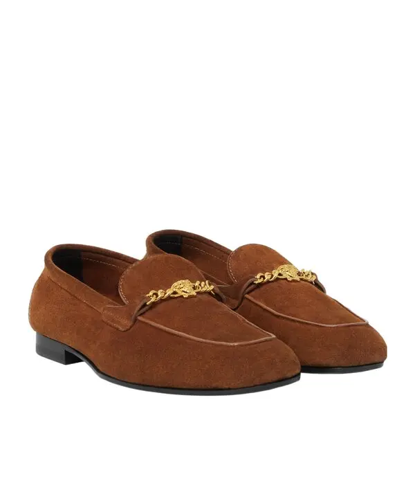 Versace Medusa-chain Loafers