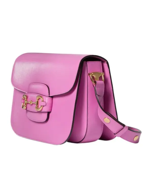 Gucci Horsebit 1955 Shoulder Bag - Pink