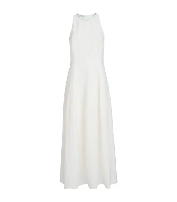 Brunello Cucinelli Twill Maxi Dress