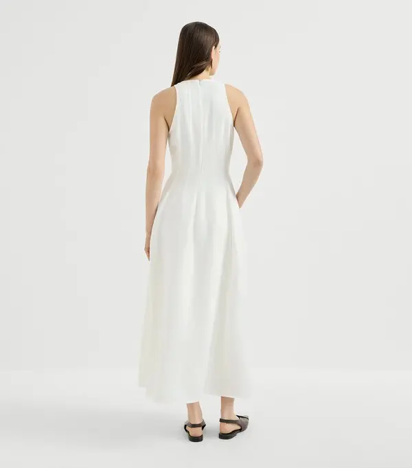 Brunello Cucinelli Twill Maxi Dress
