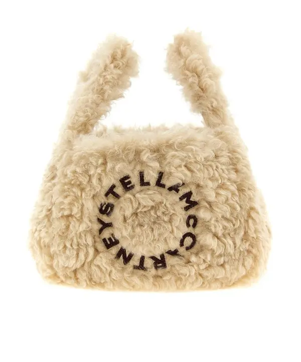Stella McCartney Stella Logo Faux-shearling Tote Bag