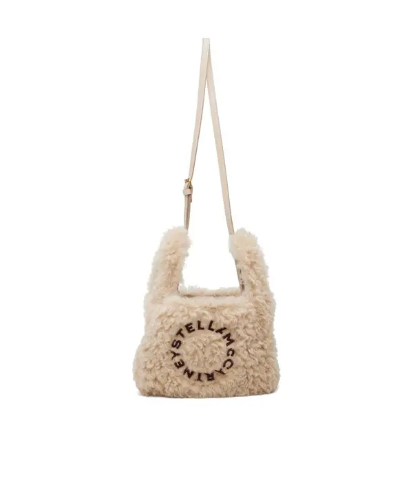 Stella McCartney Stella Logo Faux-shearling Tote Bag