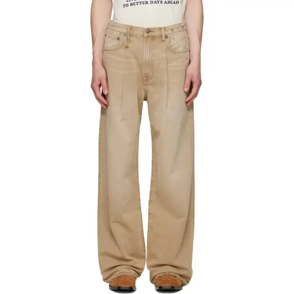 R13 Damon Pleated Jeans