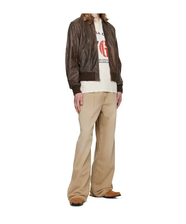 R13 Damon Pleated Jeans