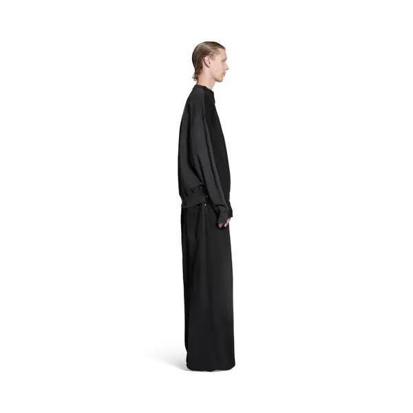 Balenciaga Political Campaign Hybrid Knitted Jumper - Black