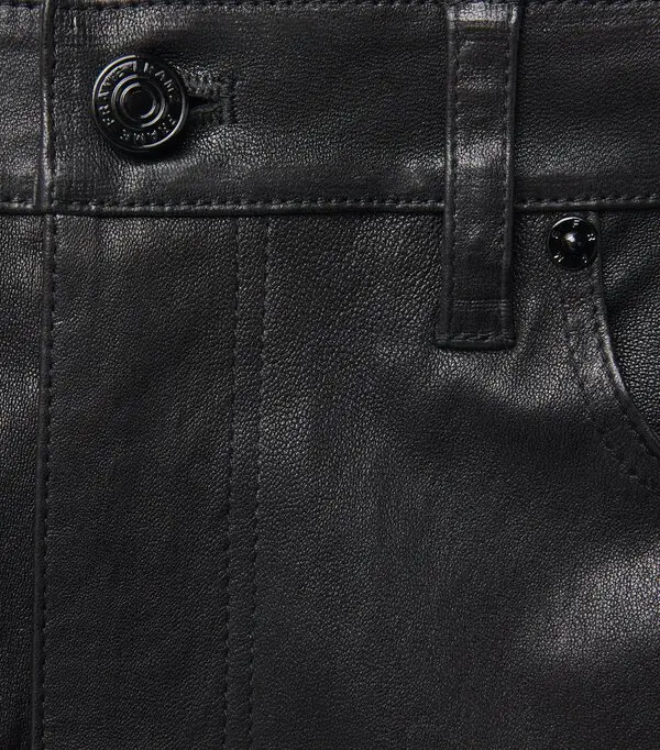 FRAME The Flared Leather Trousers