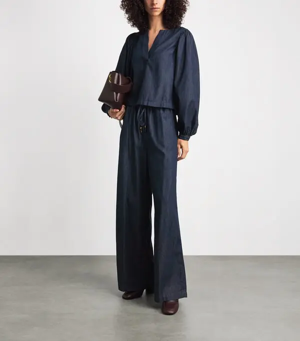 FRAME Offshore High-rise Wide-leg Jeans
