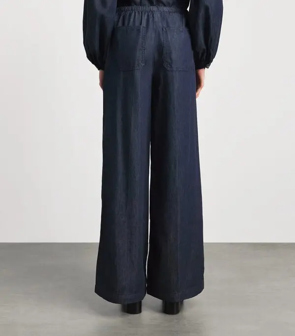 FRAME Offshore High-rise Wide-leg Jeans