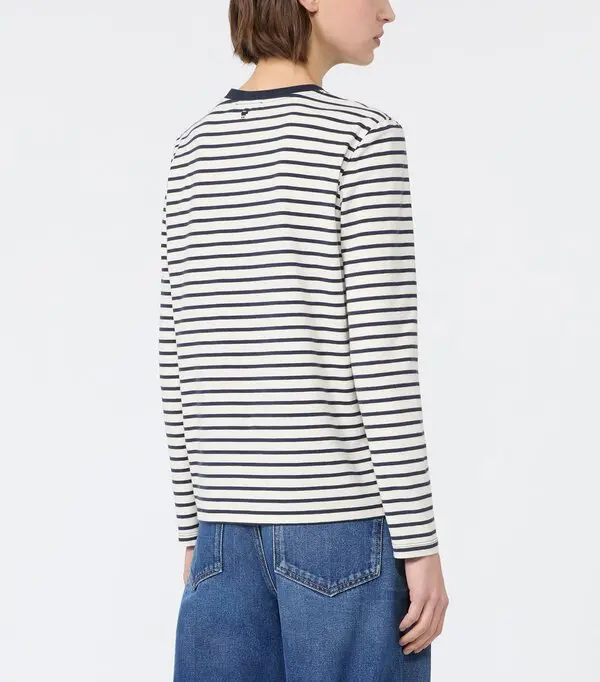 Max Mara Stripe Slogan T-shirt