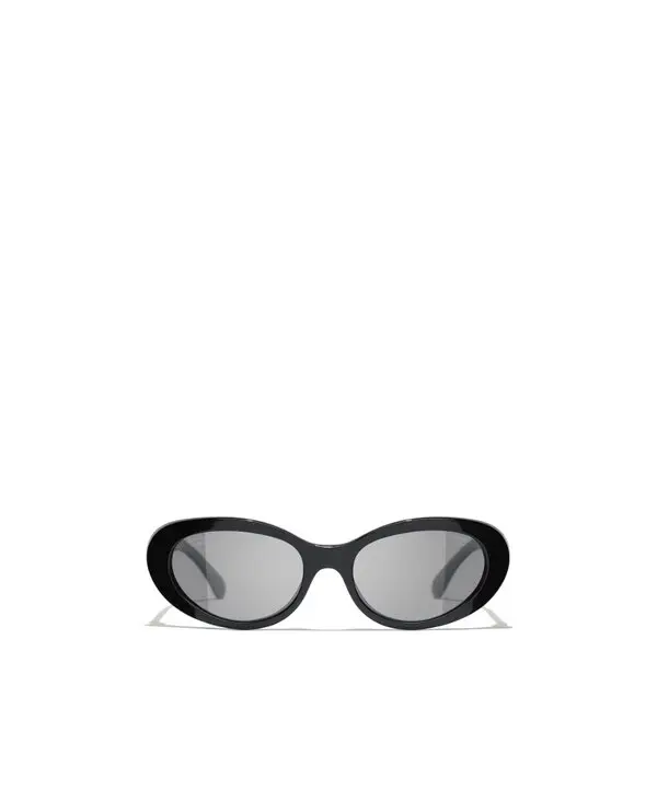 Chanel Geometric Frame Sunglasses - Gray