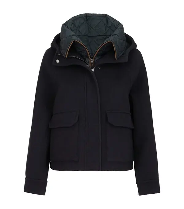 Brunello Cucinelli Virgin Wool-cashmere Jacket - Blue