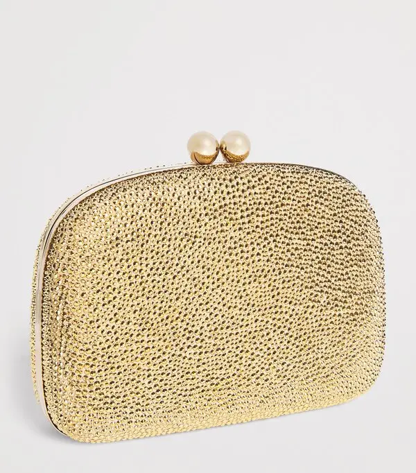 Carolina Herrera Crystal Vega Clutch Bag