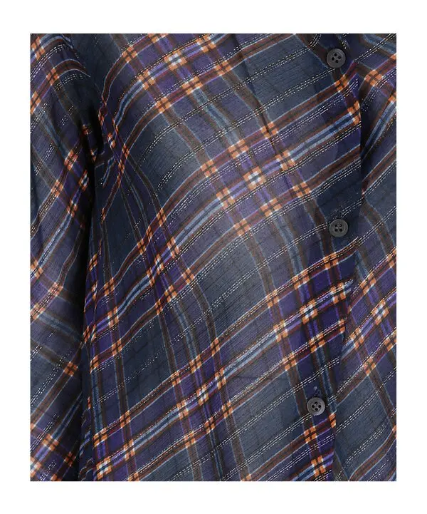 Dries Van Noten Checked Midi Dress
