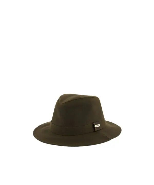 Barbour Logo-plaque Fedora Hat
