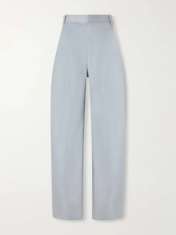 Tibi Sid Lyocell-blend Twill Wide-leg Pants
