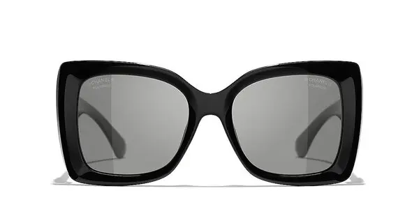 Chanel Full Frame Sunglasses - Black