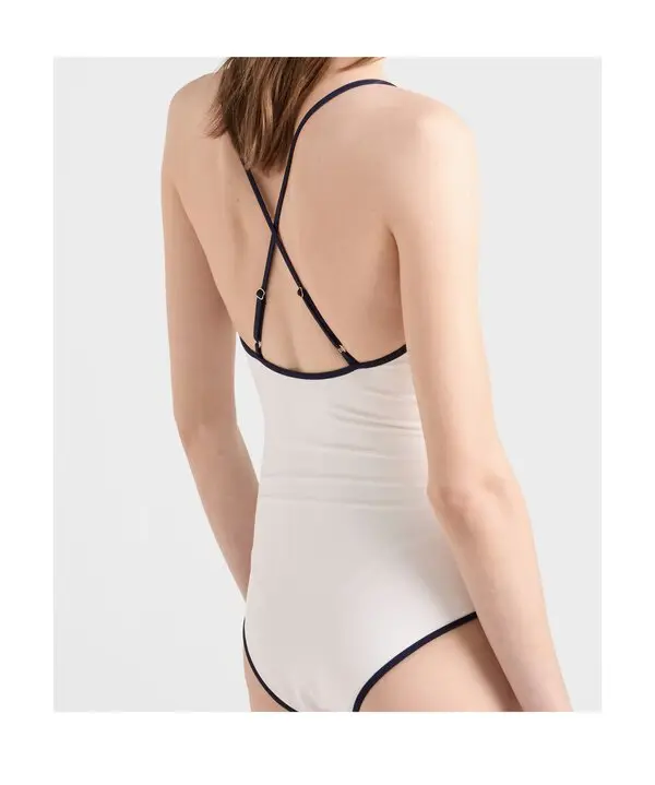 Prada One-piece Jersey Swimsuit