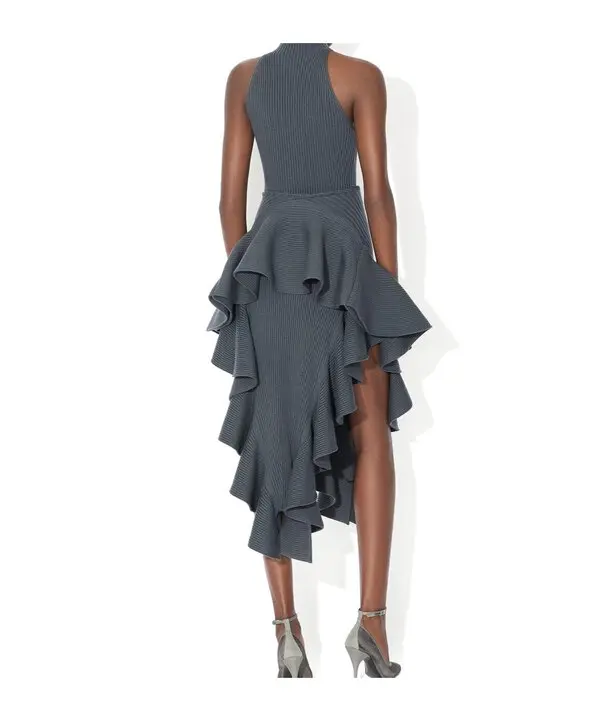 Alaïa Ribbed Halter Neck Top