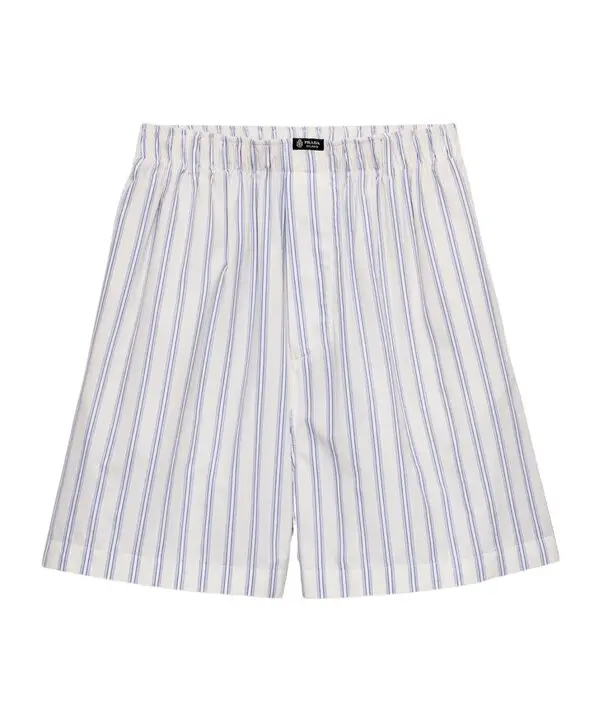 Prada Poplin Bermudas