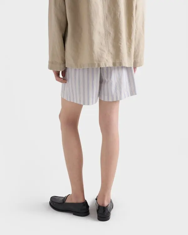 Prada Poplin Bermudas