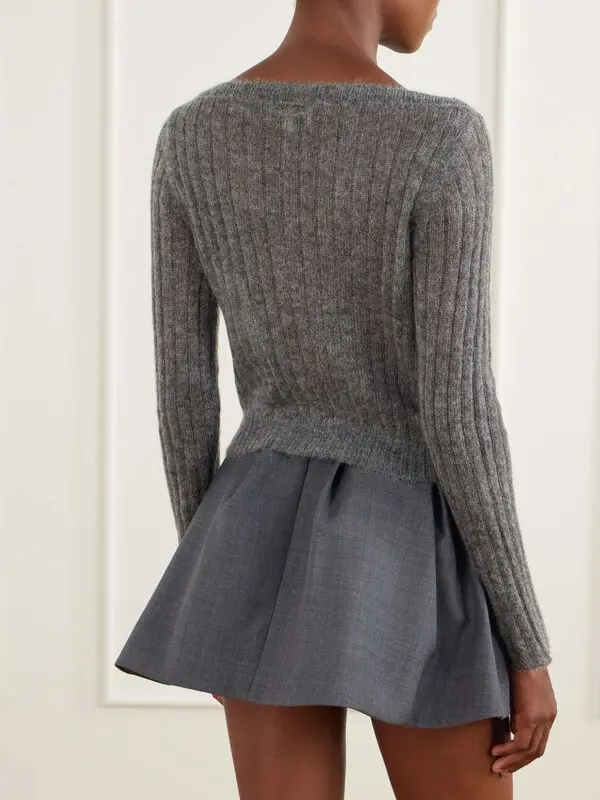 SHUSHU/TONG Embellished Knitted Cardigan