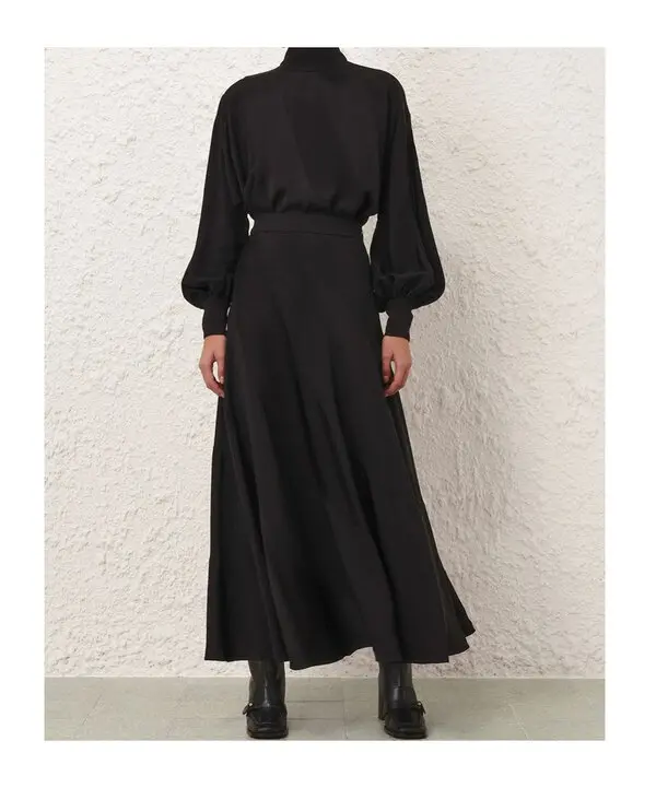 Zimmermann Bias-cut Midi Skirt
