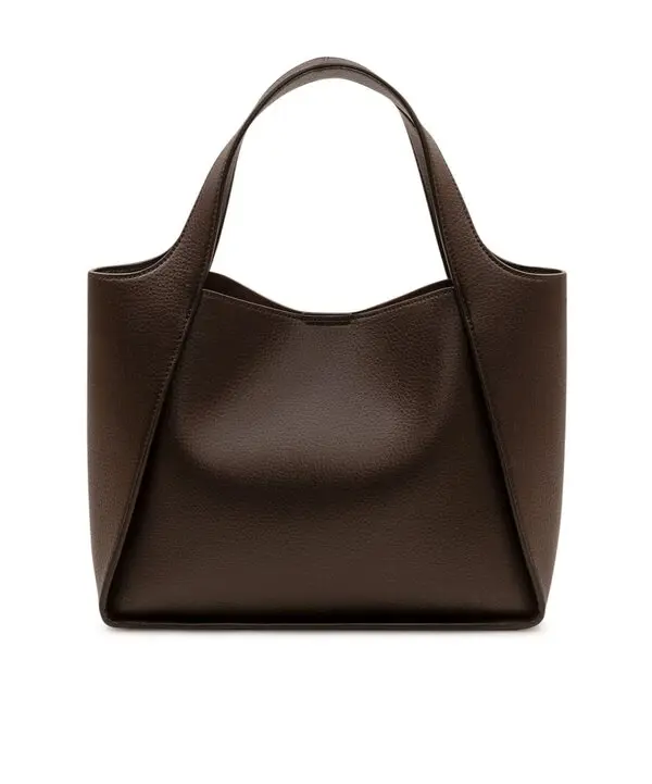 Stella McCartney Logo Perforated Shoulder Bag