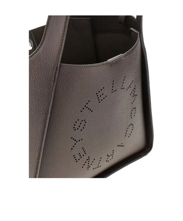 Stella McCartney Logo Perforated Shoulder Bag
