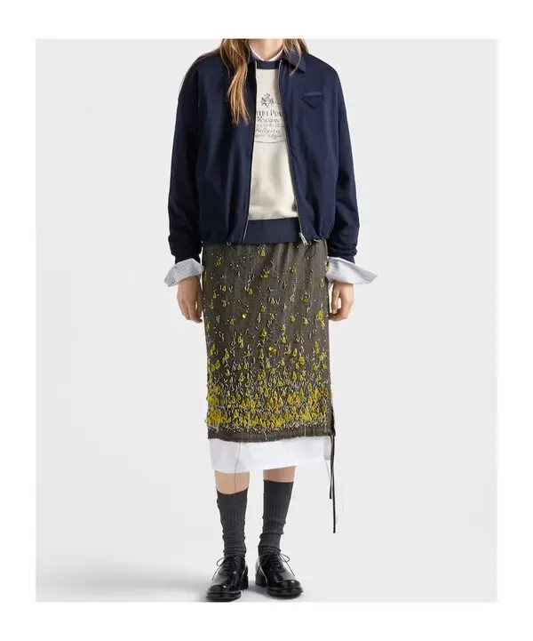 Prada Reversible Jersey Blouson Jacket