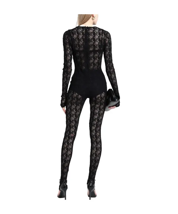 Dolce & Gabbana Solid Color Lace Bodysuit