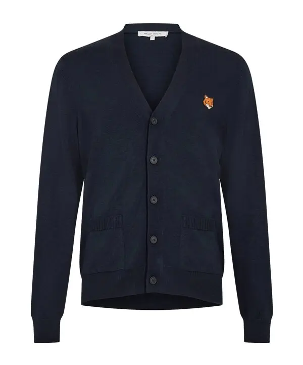 Maison Kitsuné Vneck Knit Cardigan