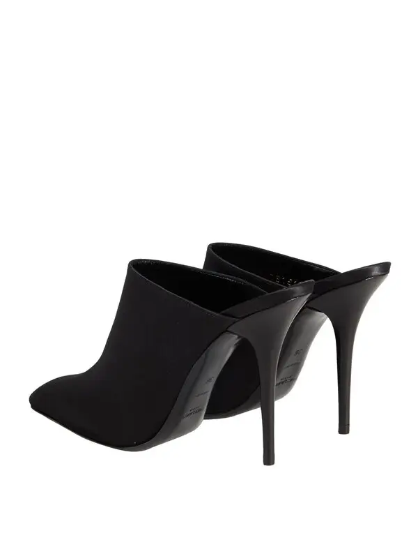 Saint Laurent Satin Pointed-toe Mules