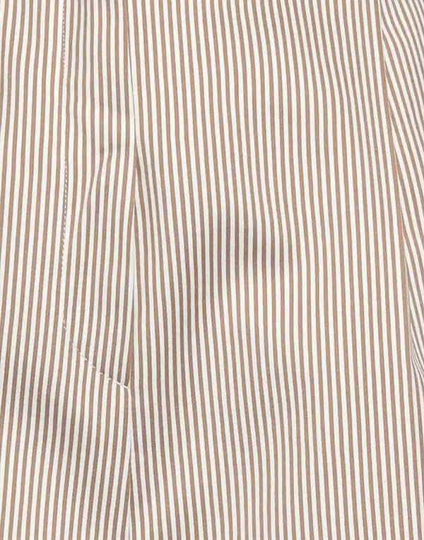 Max Mara Two-tone Striped Shorts