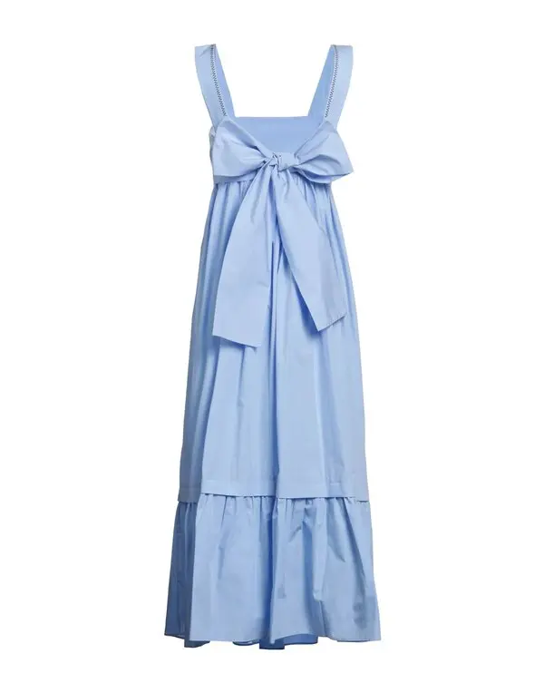 Chloé Sleeveless Square-neck Solid-color Dress