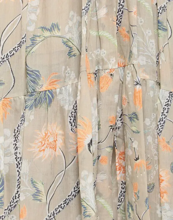 Chloé Printed Midi Skirt