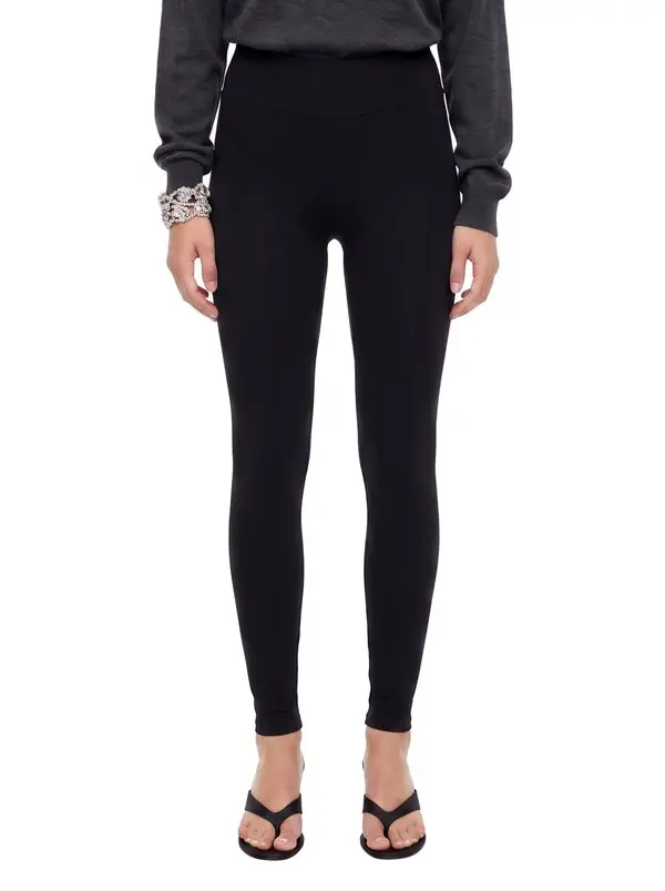 Magda Butrym Footed Cotton Leggings