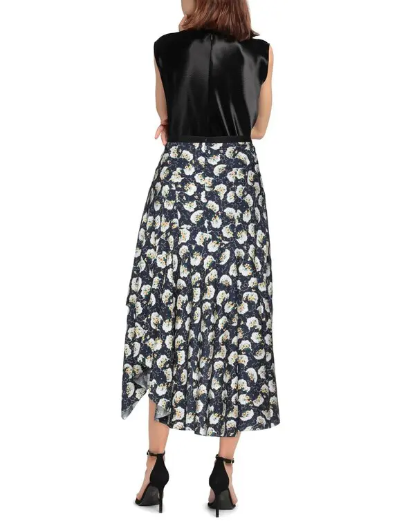 Chloé Floral Print Midi Skirt