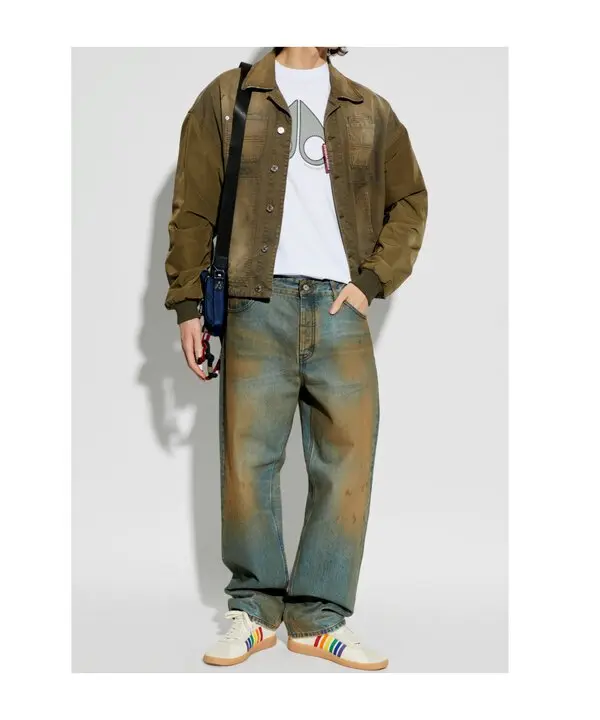 Dsquared2 Striped Mesh Low-top Sneakers