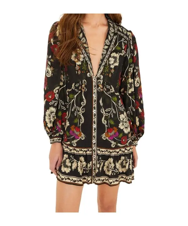 Farm Rio Long-sleeved Dress