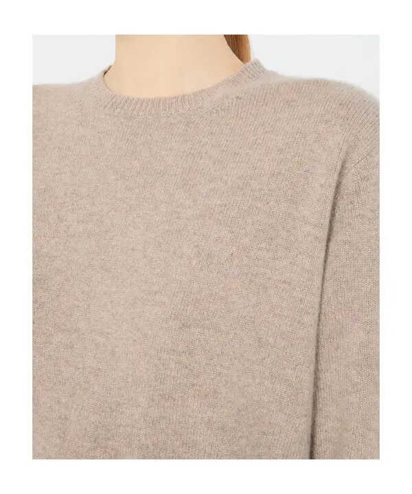 Max Mara Lume Crewneck Knitted Jumper - Sand