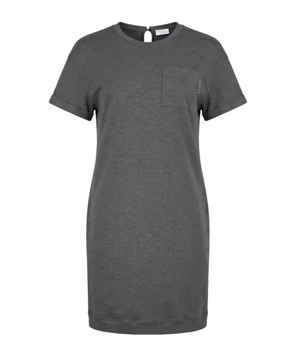 Brunello Cucinelli Solid Color T-shirt Dress