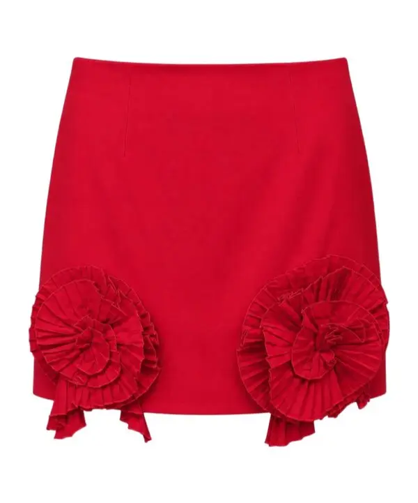 Blumarine Floral Skirt