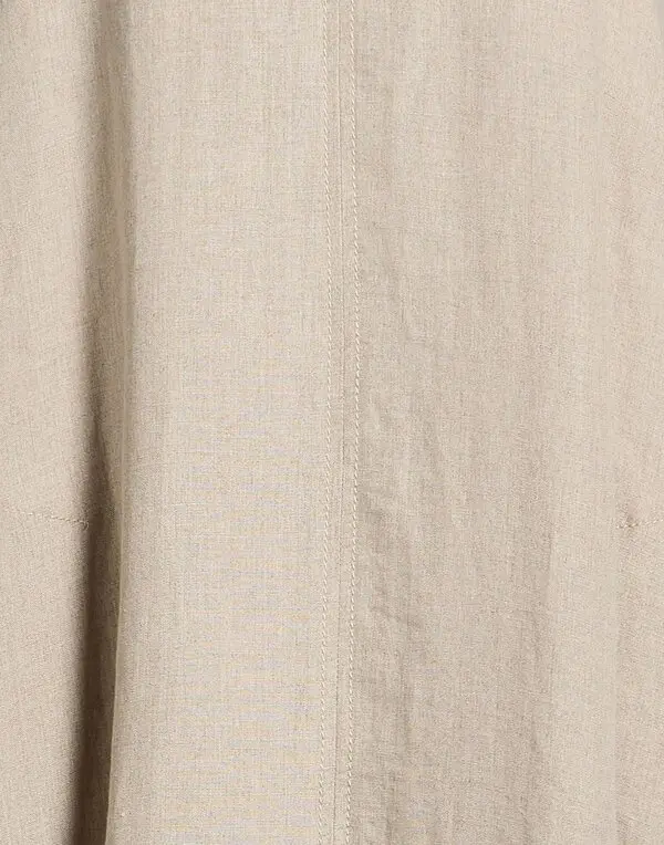 Max Mara Solid Color Linen Sleeveless Dress